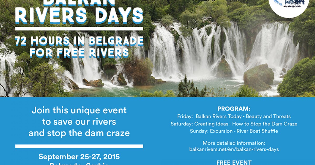 Balkan Rivers Days | Save the Blue Heart of Europe